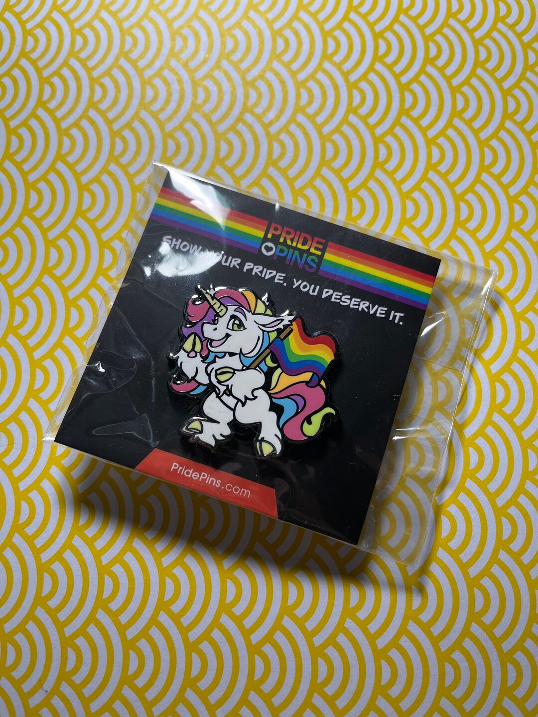 LGBT Unicorn 643 gay Pride Flag Fursona Pin - Etsy