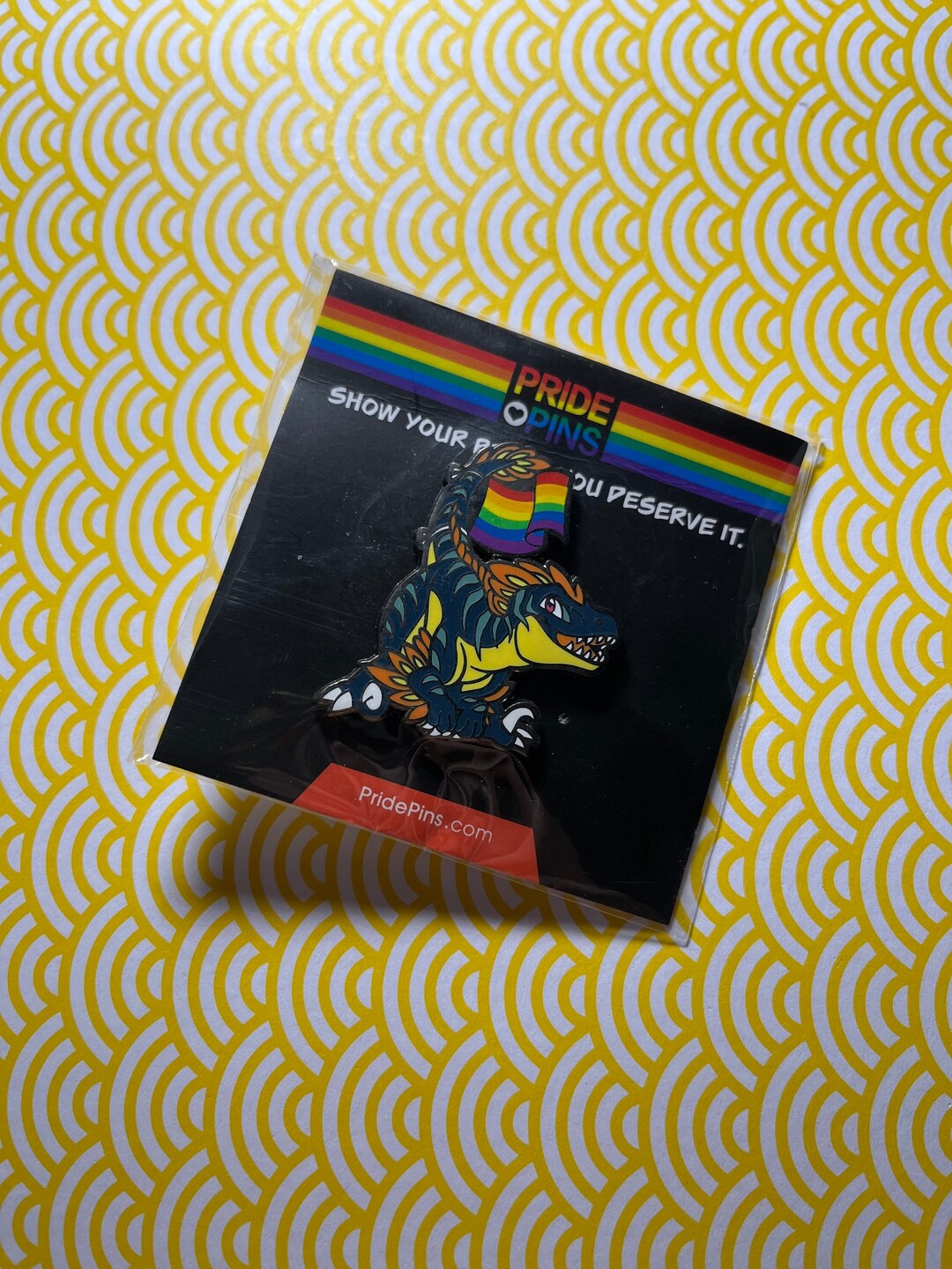 LGBT Raptor 640 gay Pride Flag Fursona Pin - Etsy