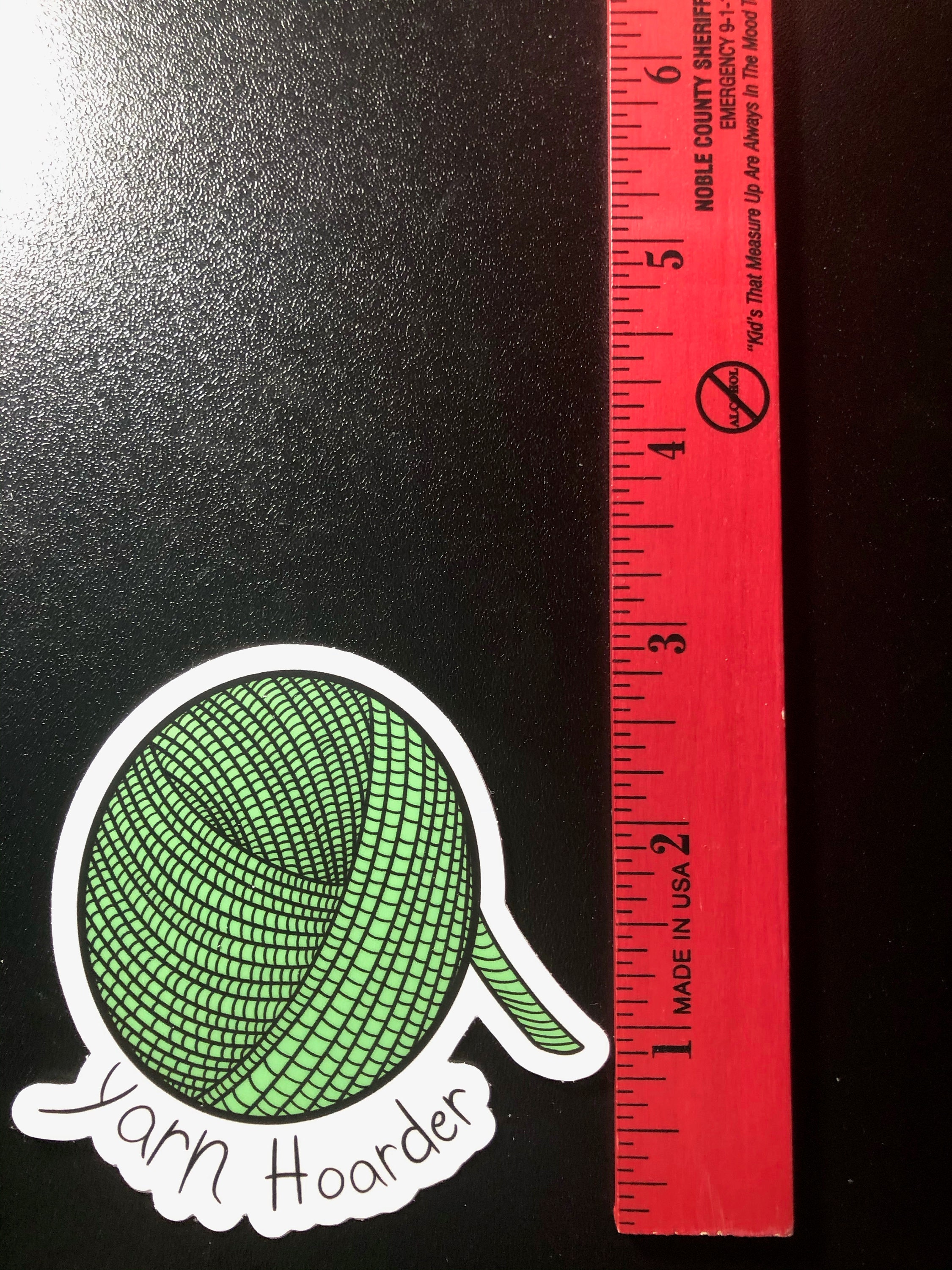Yarn Hoarder Sticker - Etsy