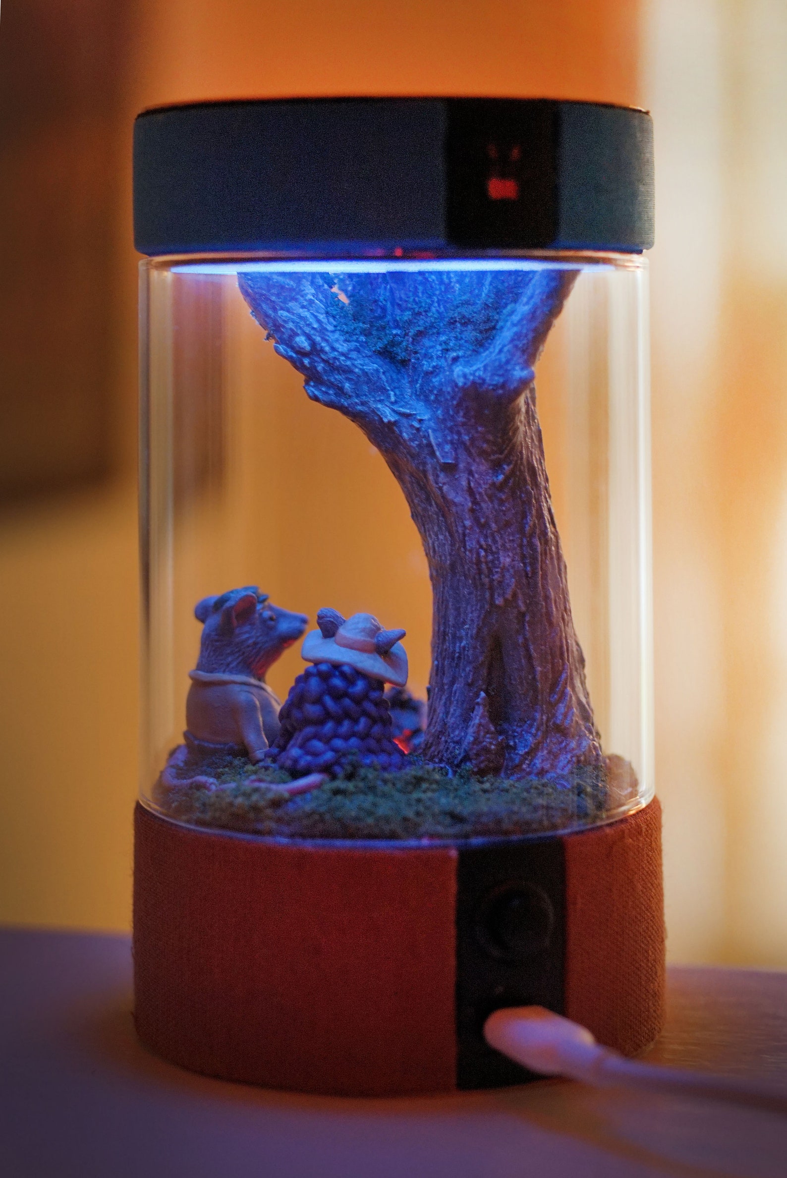Diorama Lamp: Mice Camping - Etsy