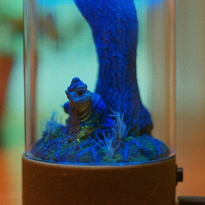 Diorama Lamp: Toad and Fireflies - Etsy