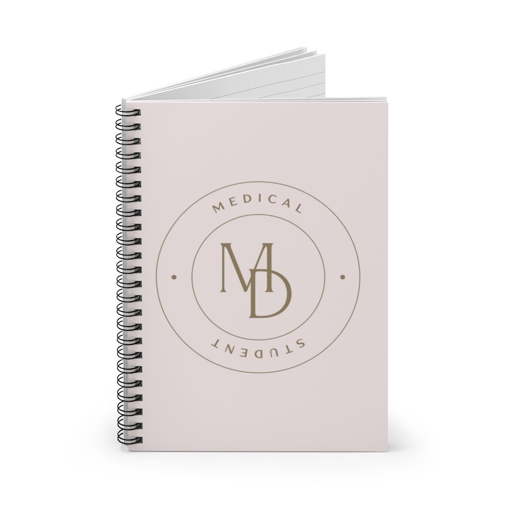 Medical Student // MD // Spiral Notebook - Ruled Line - Etsy