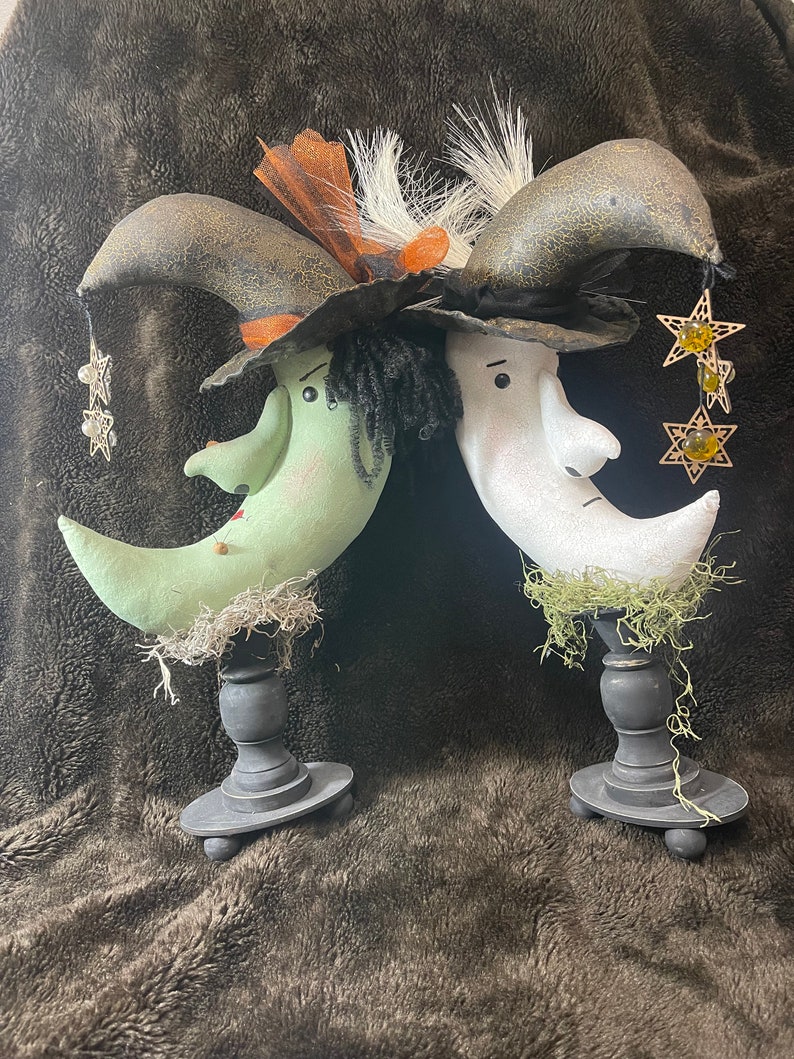 Mr Maxwell Moon and Winifred Witch Moon, Sewing Epattern /moon ...