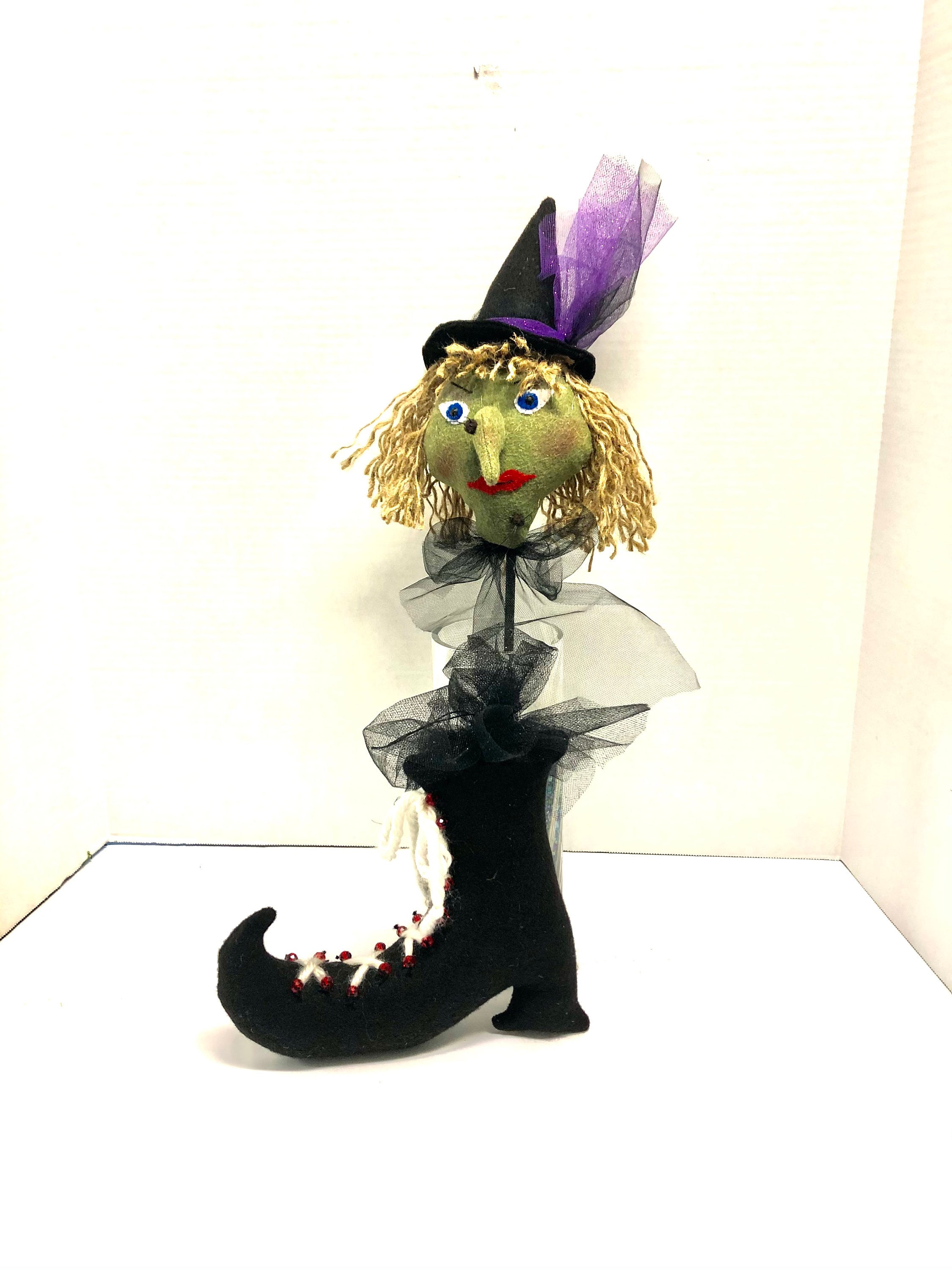 Wendy Witch on a Poke Stick & Witch Boot Epattern /halloween/ Decor ...