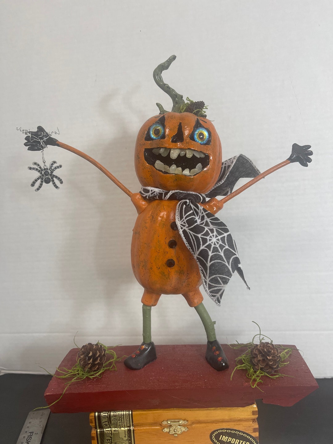 Halloween mr. Wilson Pumpkin Man Sculpture, Fall, All Nights Eve ...