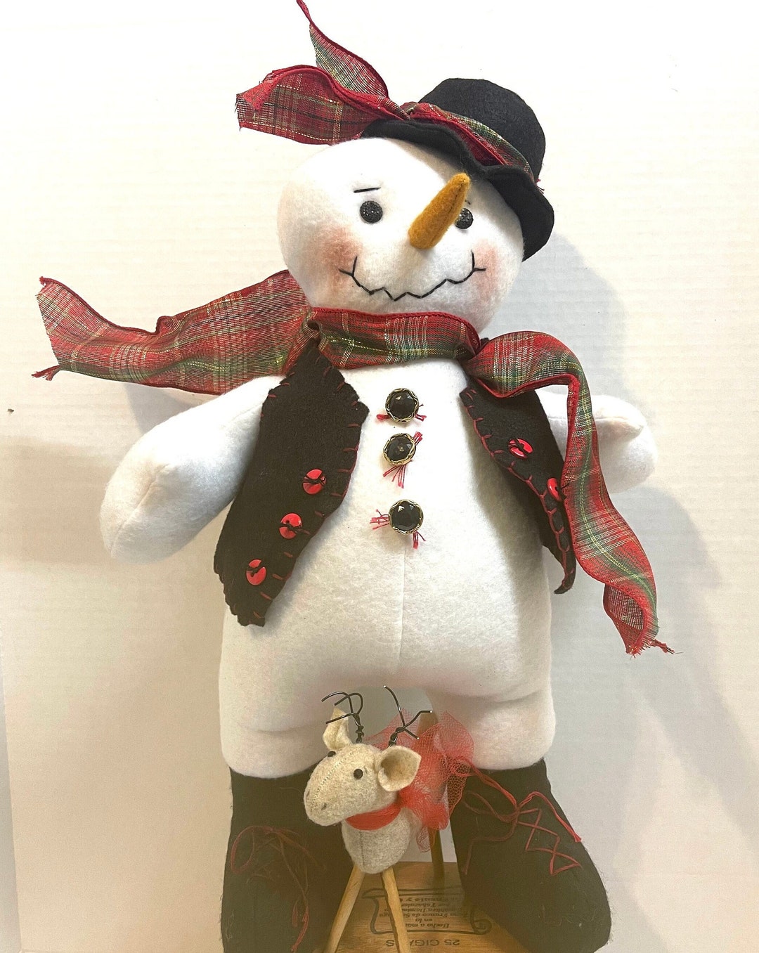 Sammy Snowman With Roger Reindeer Epattern /winter /christmas /decor ...