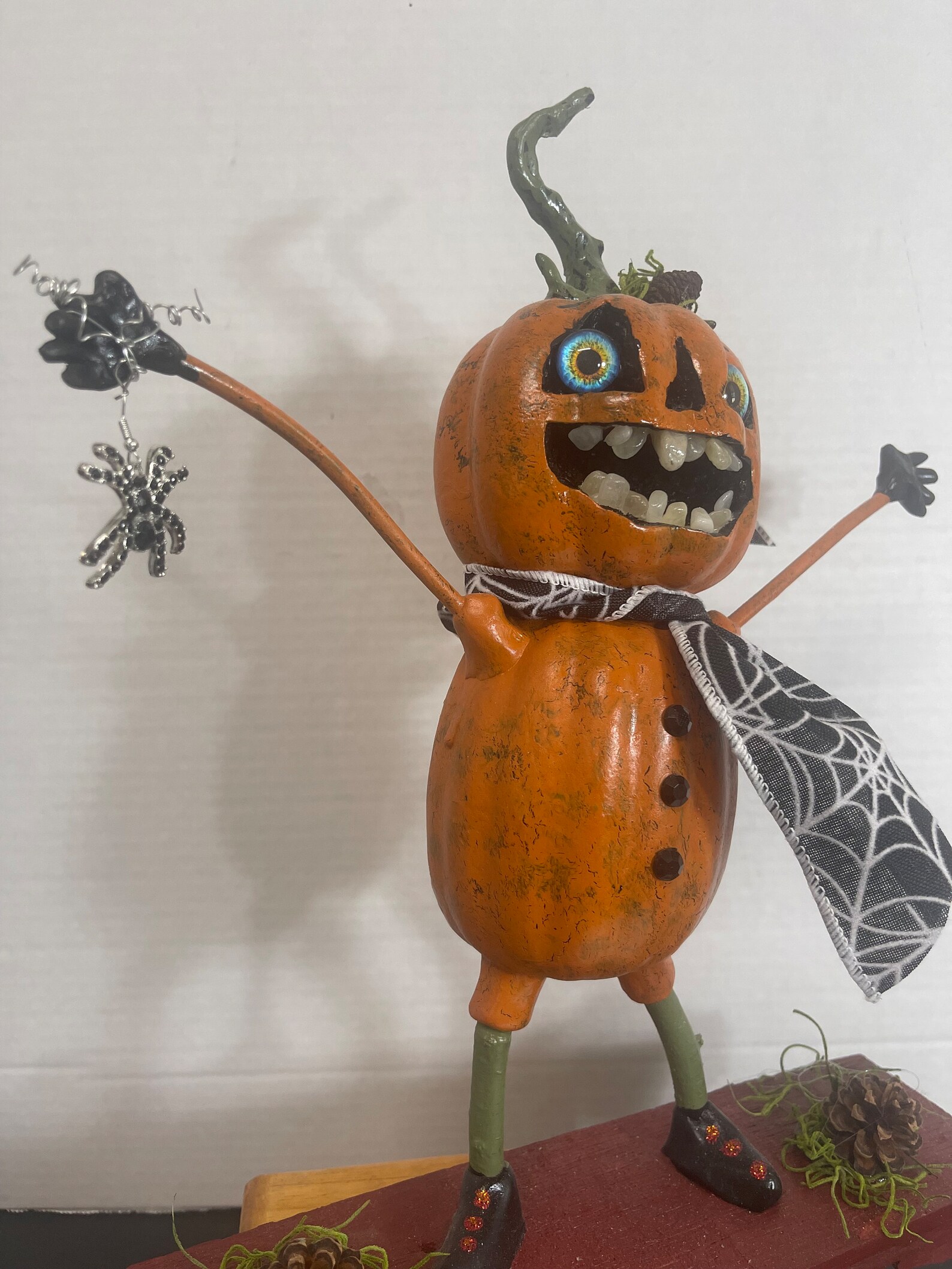 Halloween mr. Wilson Pumpkin Man Sculpture, Fall, All Nights Eve ...