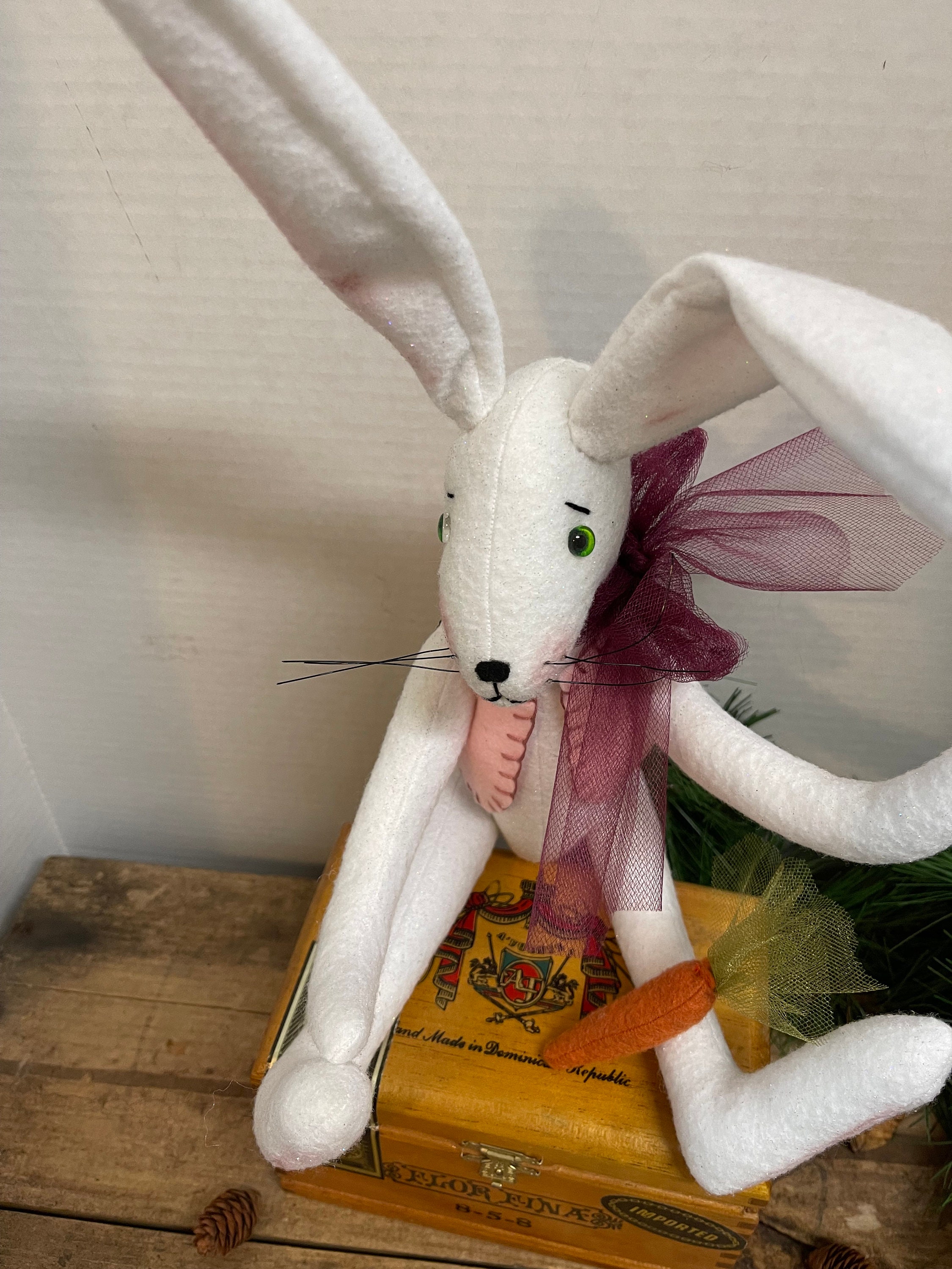 Riley Bunny Rabbit, Stuffed Animal Doll, Easter, Decor, Gift - Etsy