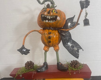 Halloween mr. Wilson Pumpkin Man Sculpture, Fall, All Nights Eve ...