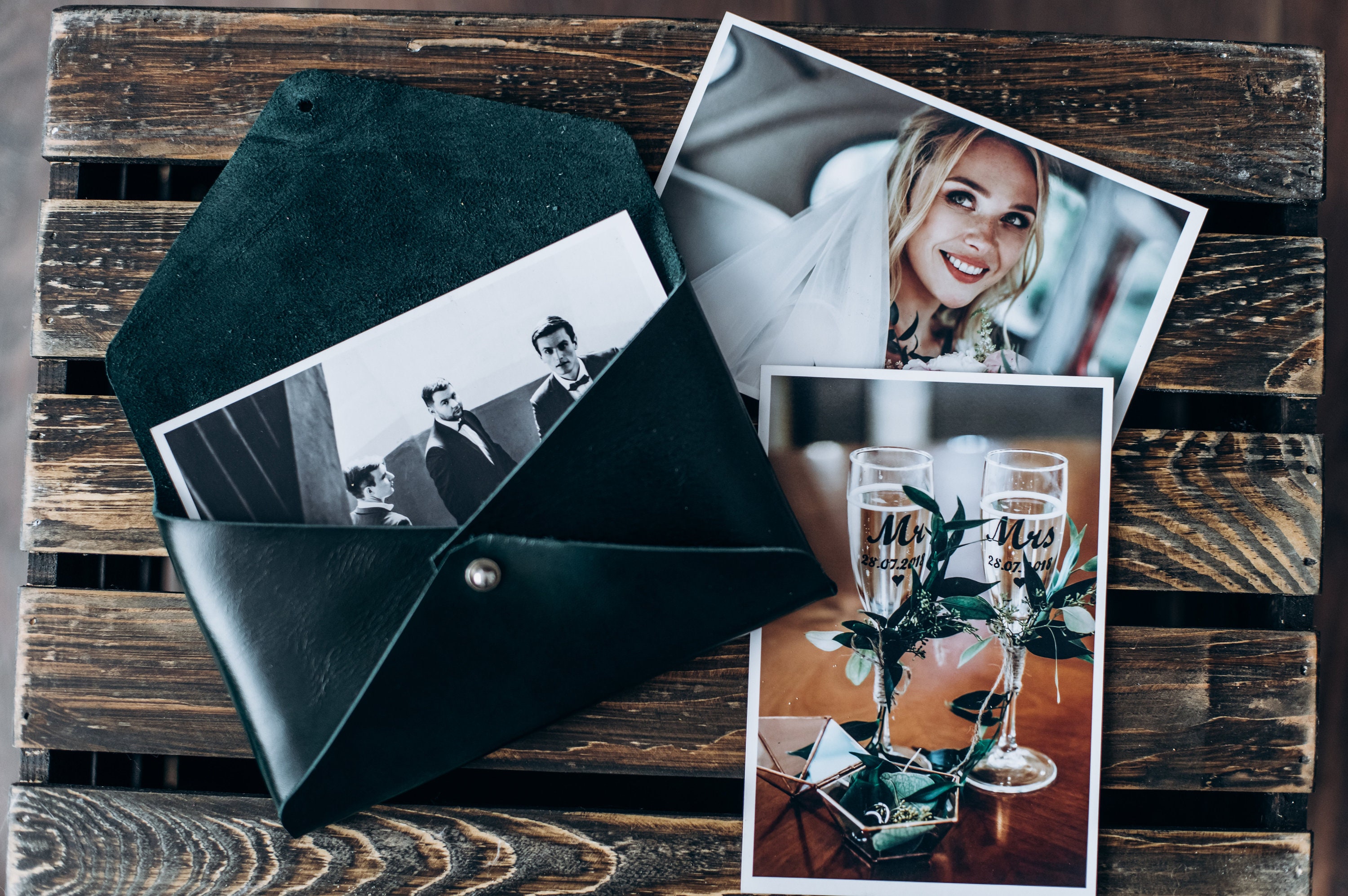 Set 10 Leather EnvelopeLeather photo Envelope for 4 x 6 | Etsy