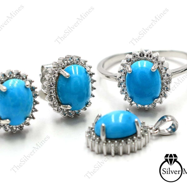 Turquoise Jewelry Set - Etsy