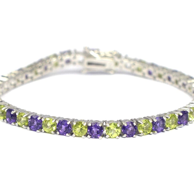 Amethyst and Peridot - Etsy