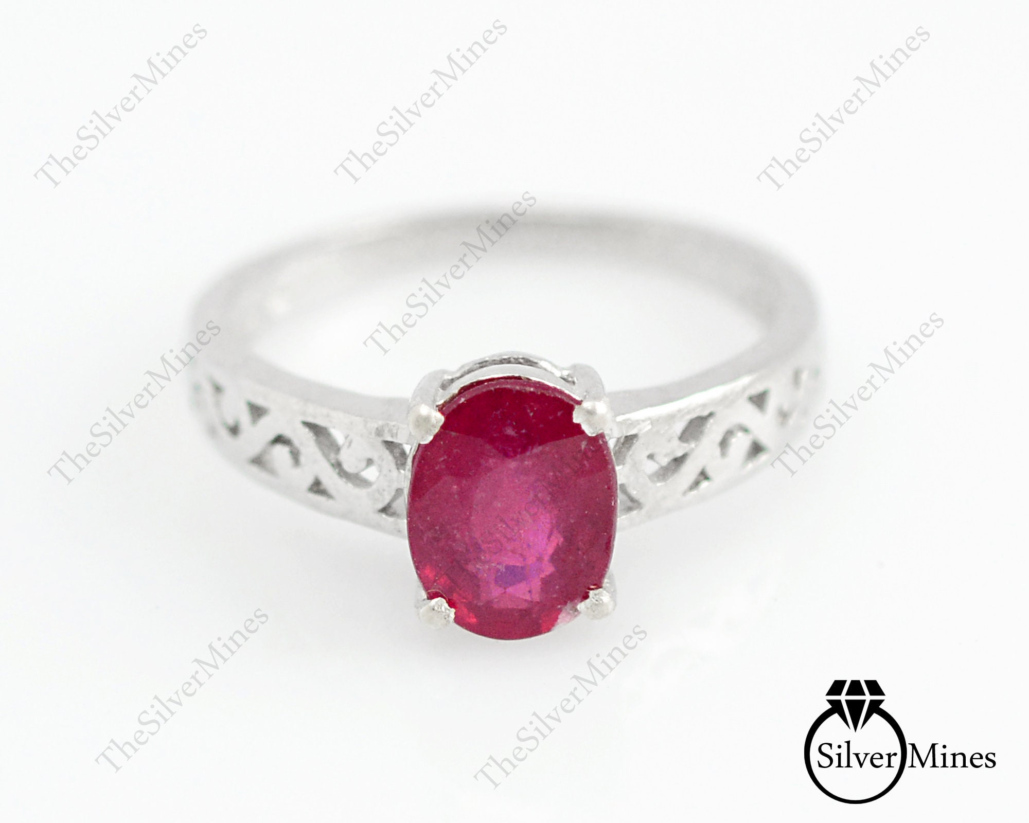 Ruby Gemstone Jewelry Set/ Natural Gemstone/ 925 Silver - Etsy UK