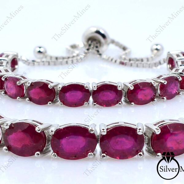 Ruby Bracelet - Etsy