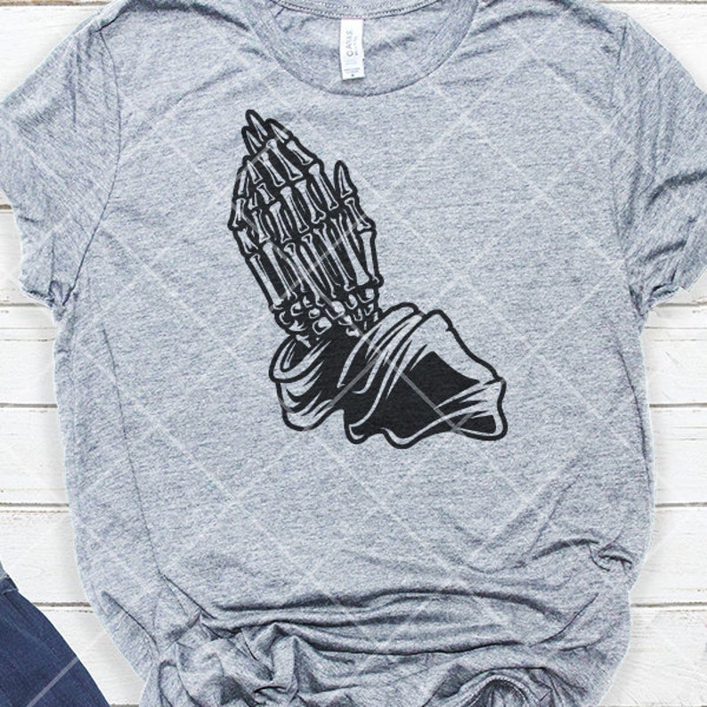 Skeleton Hand Praying Svg Skeleton Hand Svg Praying Svg Etsy Singapore