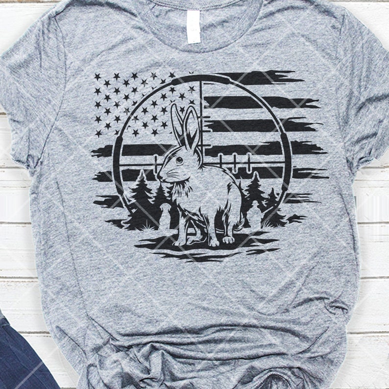 US Rabbit Hunting Svg Easter Bunny Cutfile Easter Sunday - Etsy