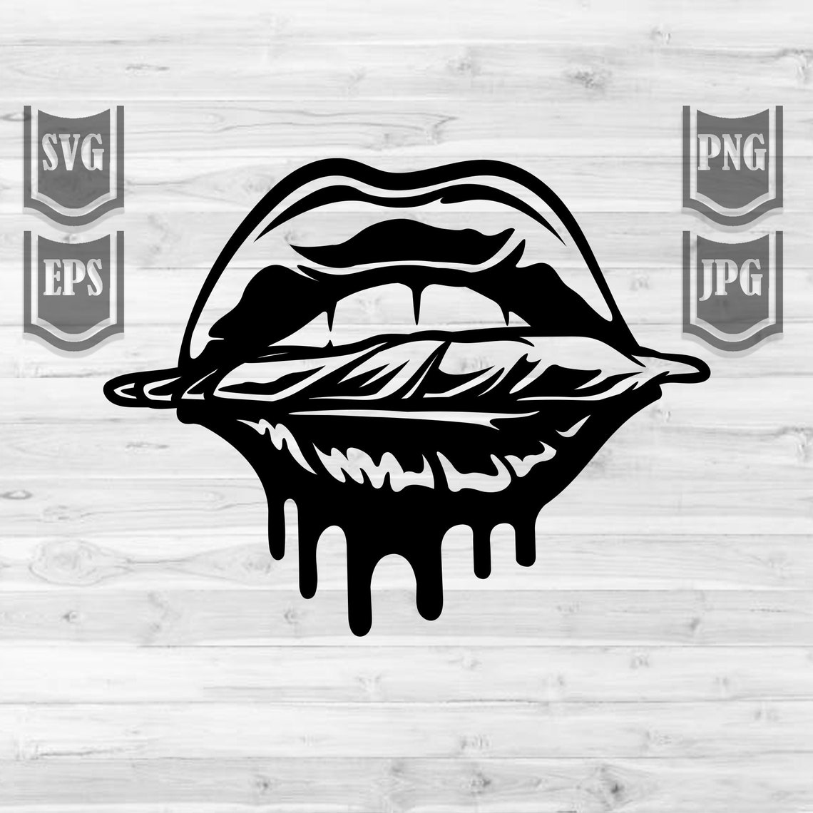 Dripping Lips With Joint Svg Smoking Weed Clipart | Etsy