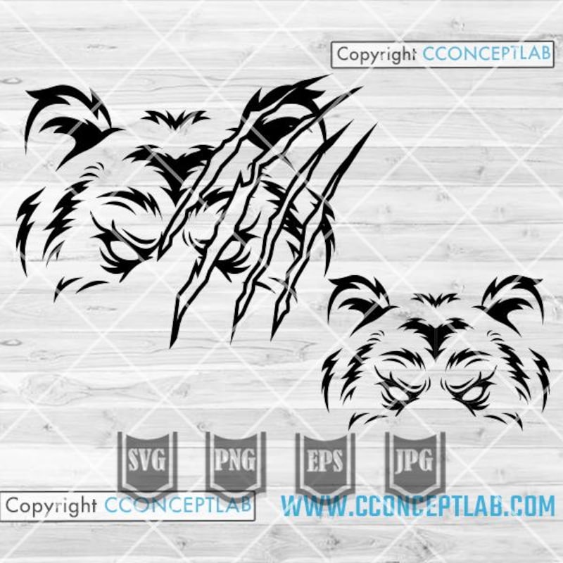 Bear Scratch File - Etsy