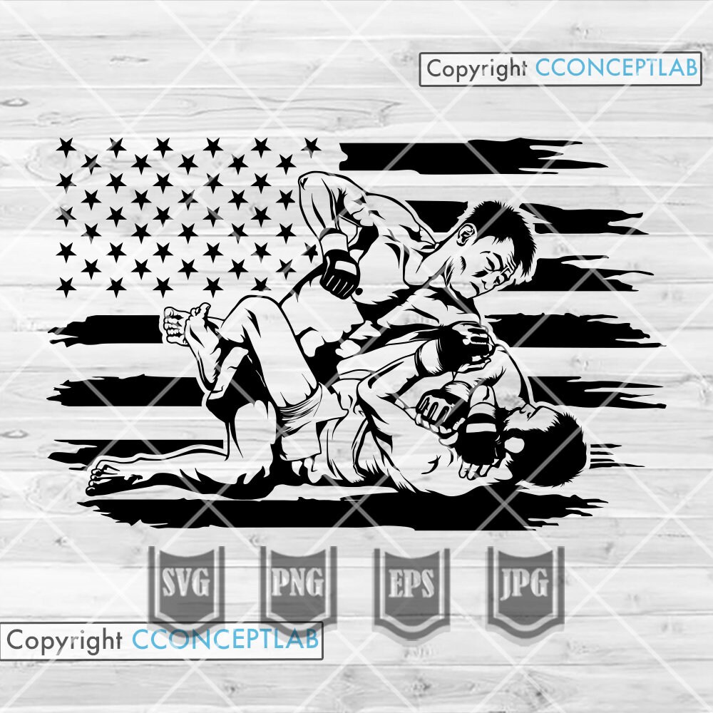 MMA Fighter Svg Warrior Spirit Cut File Muay Thai Clipart - Etsy