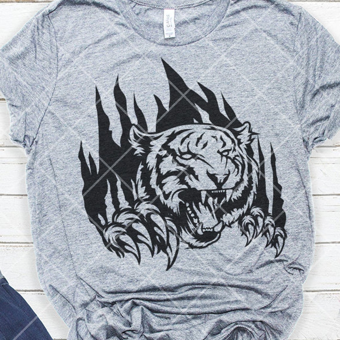 Wild Tiger Svg Wild Tiger Clipart Wild Tiger Cutfile | Etsy