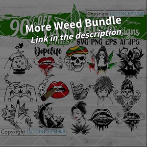 Dope Diva Svg Afro Cannabis Girl Clipart Rasta Woman Cut File Marijuana ...