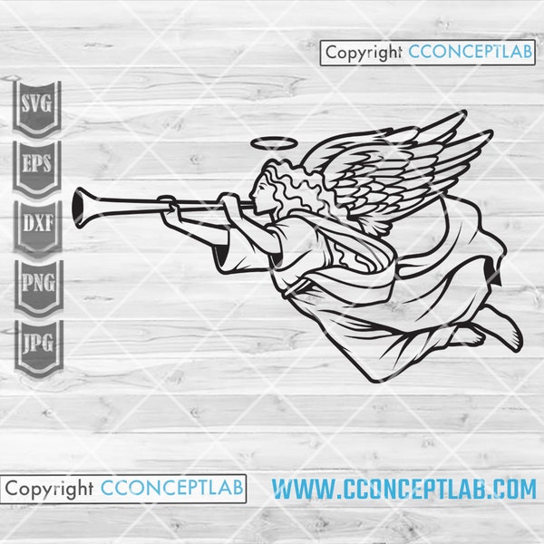 Angel Svg - Etsy