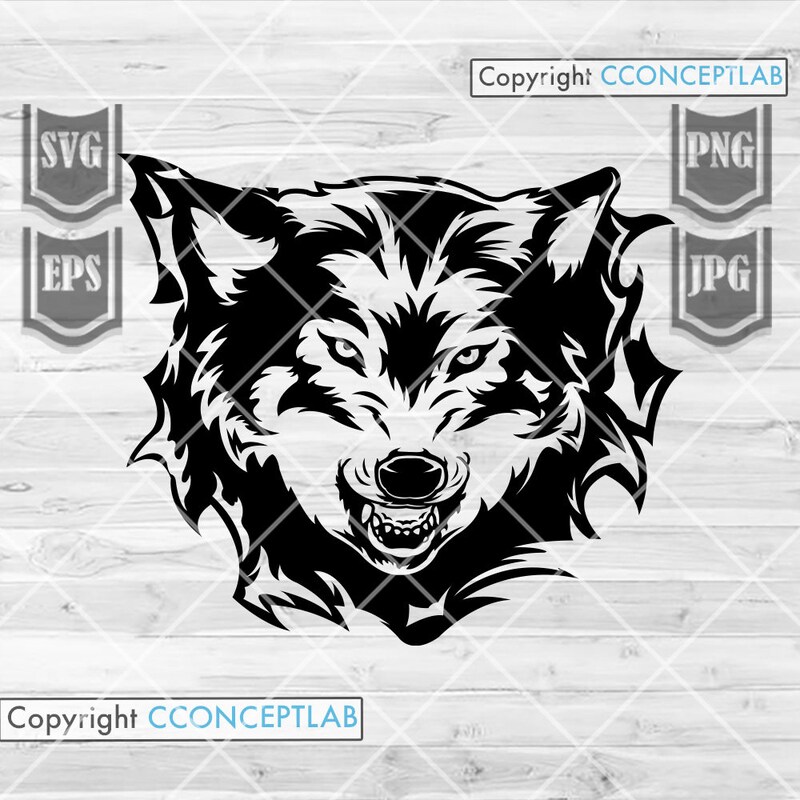 Wolf Ripping Shirt - Etsy