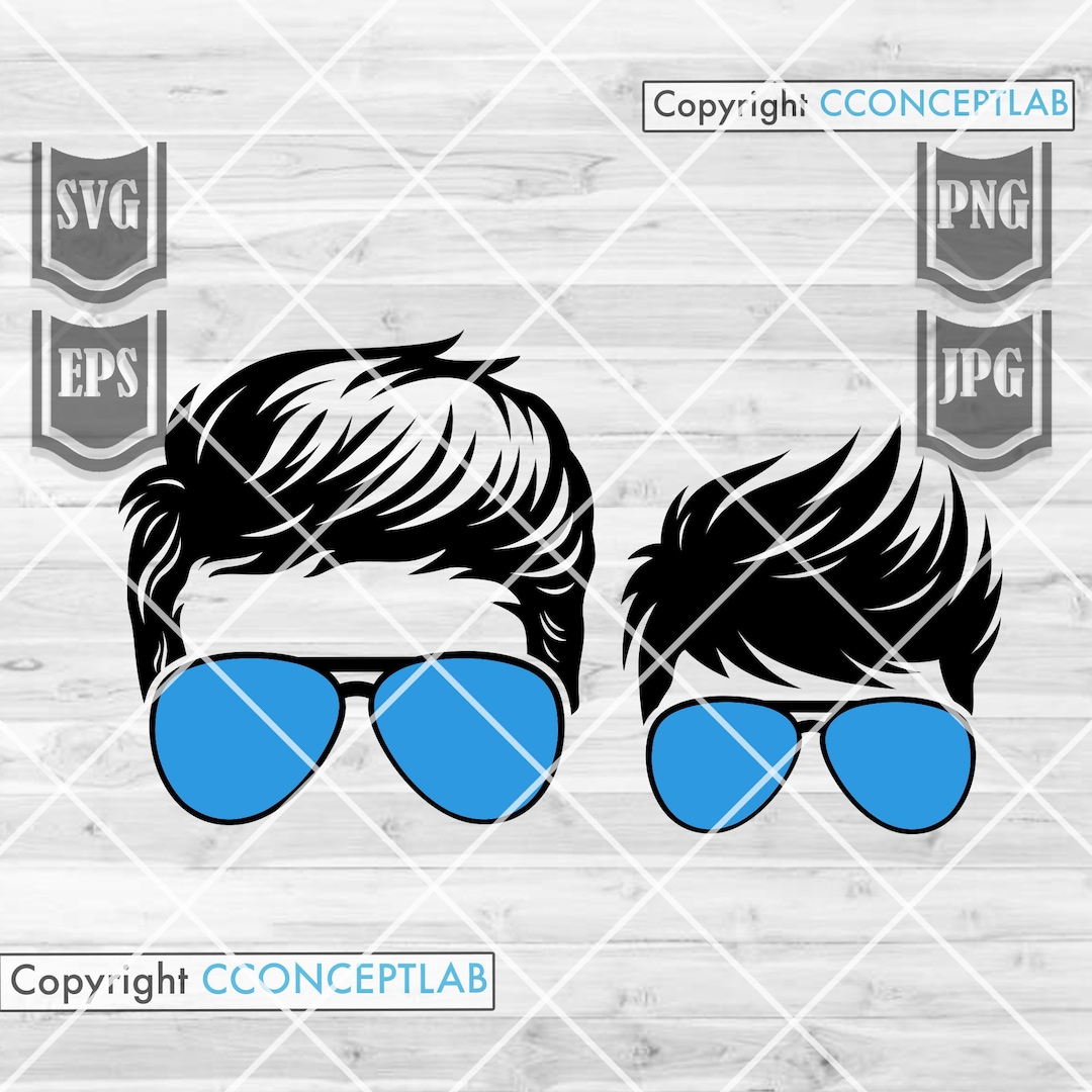 Dad Son Svg || Dad Svg || Dad Cut Files ||like Father Like Son Svg ...
