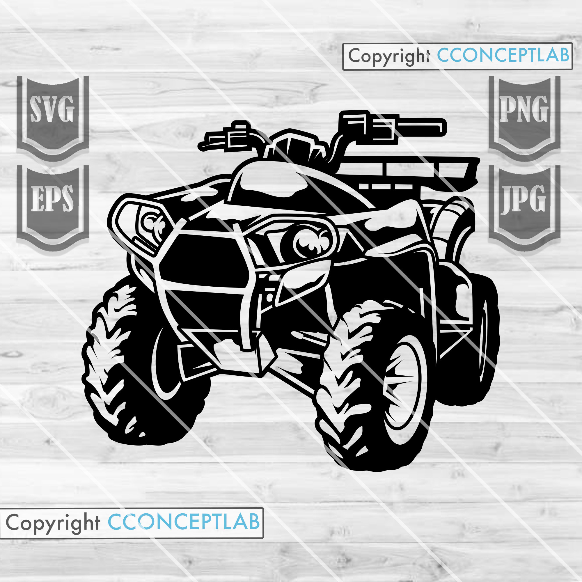 Atv Clipart || Svg File || Atv Svg || Atv Cut Files || Atv Ride Svg ...