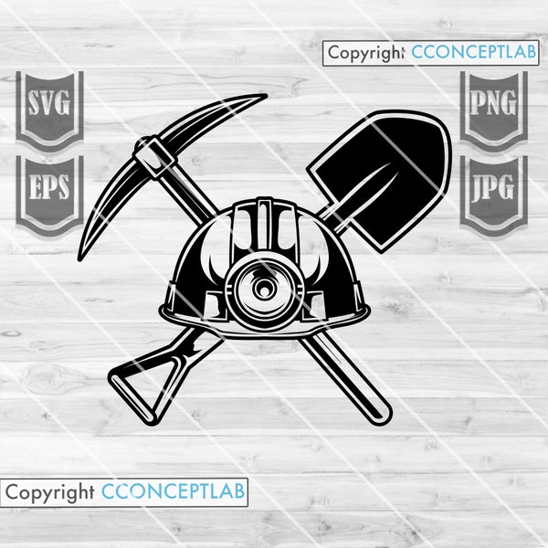Coal Miner Svg File - Etsy