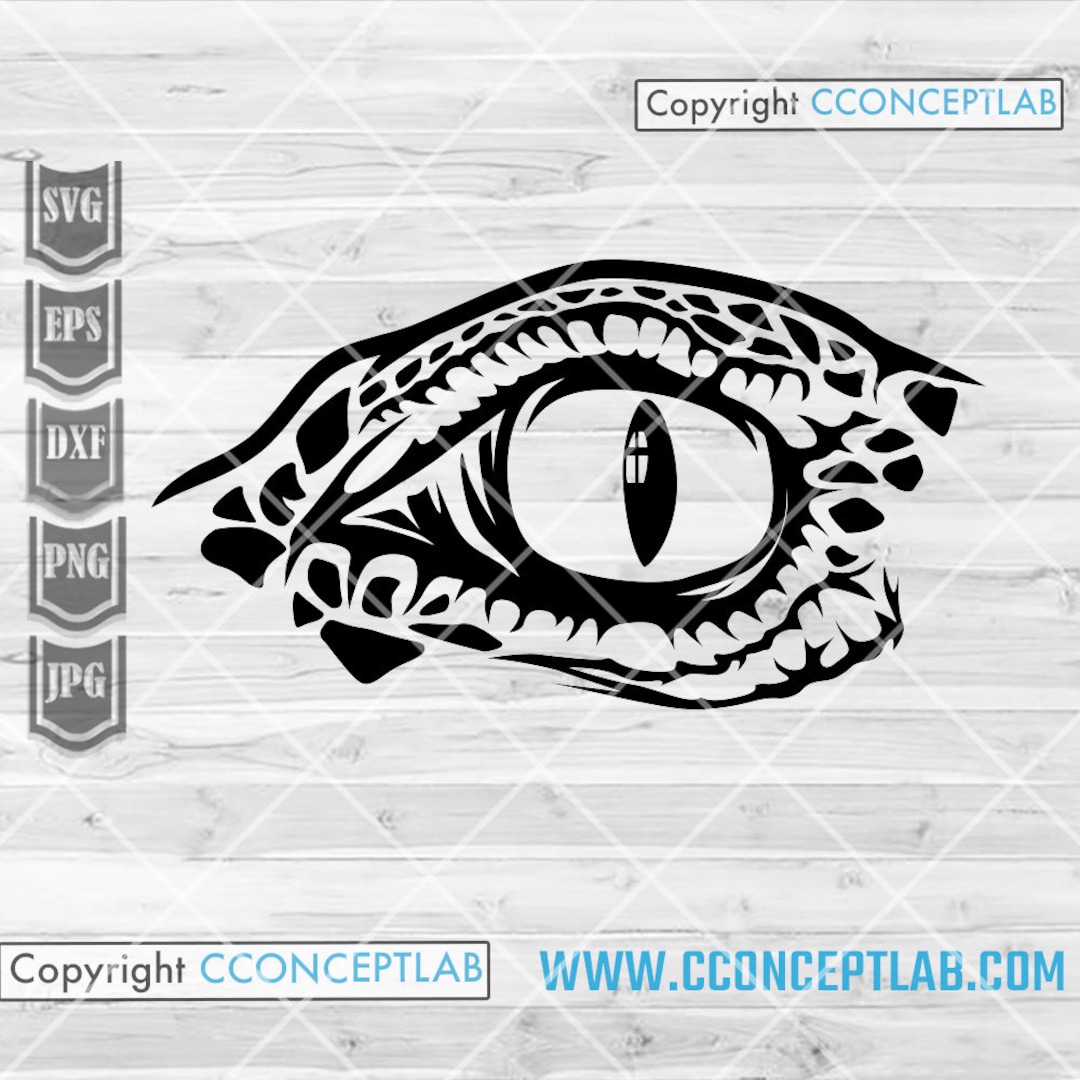 Crocodile's Eyes Svg Reptile Eye Cutfile Swamp Animal Clipart Lake ...