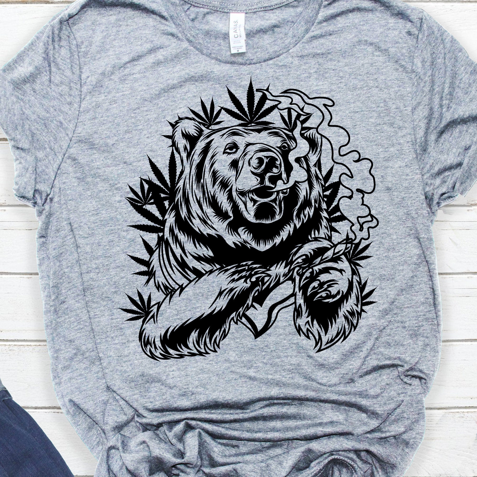 Chill Rasta Bear Illustration Svg File Rasta Bear | Etsy