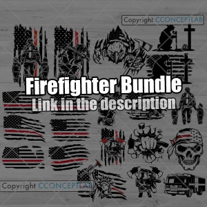 Firefighter Clipart Svg File || First Responder || 911 Rescue ...