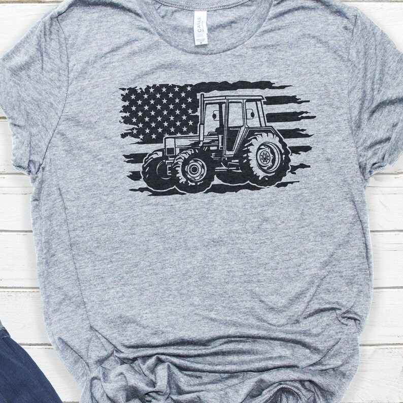 US Tractor Svg File US Farm Life Svg Tractor Clipart - Etsy