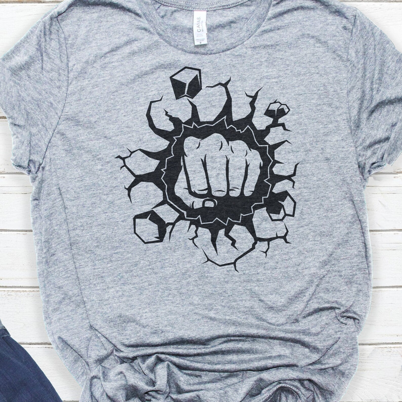 4 Versions Smash Punch Wall Bundle Svg | Skeleton Fist Clipart | Wall ...