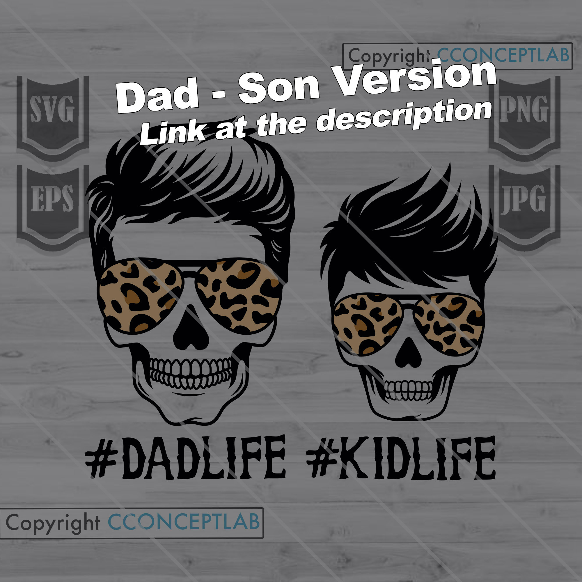 Dad Life Svg Kid Life Svg Dad and Daughter Svg Dad Shirt | Etsy