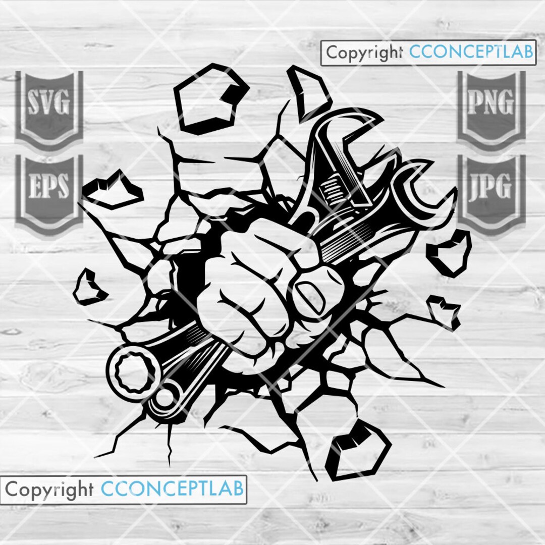 Mechanic Svg | Mechanic Smashed Punch Svg | Mechanical Dad T-shirt ...