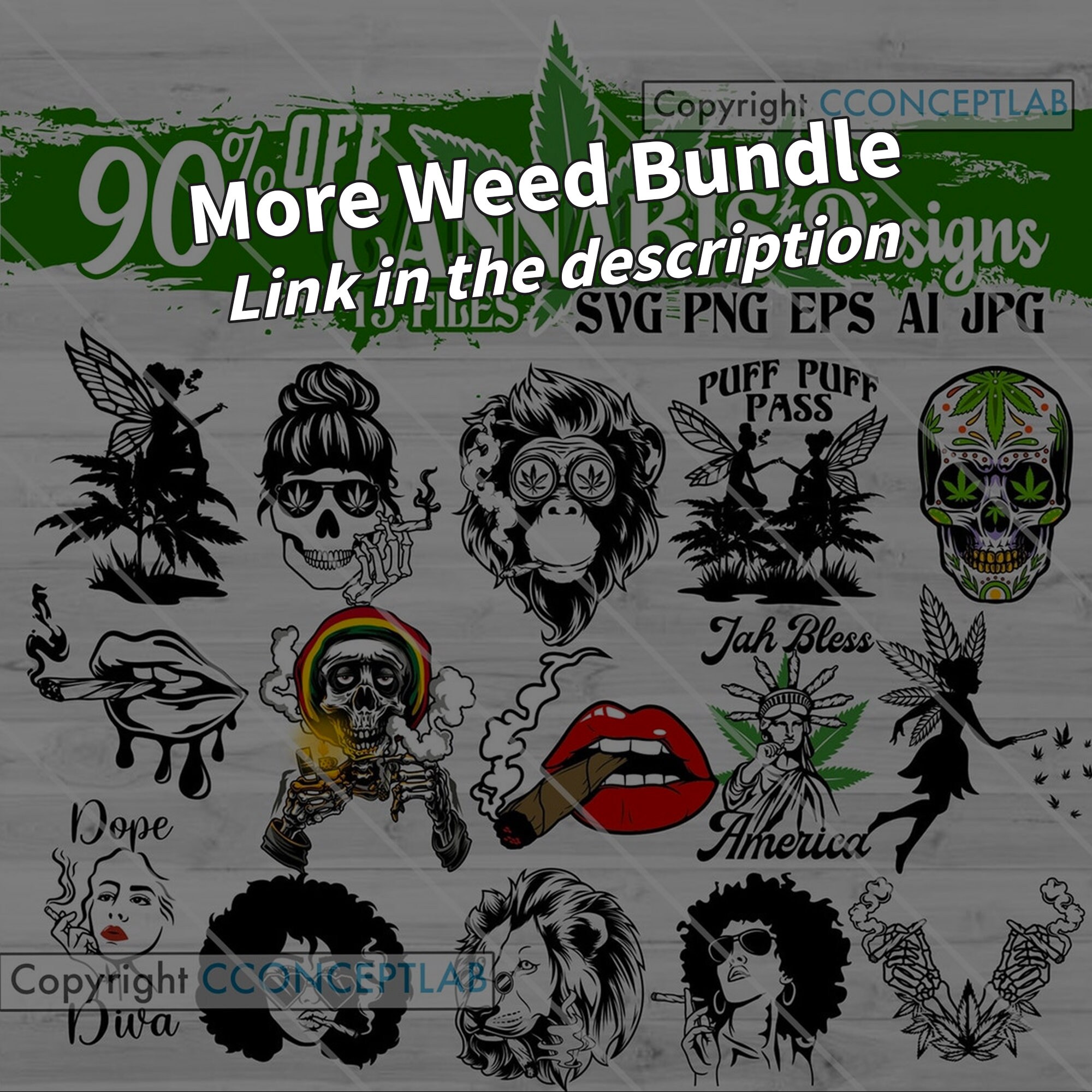 Best Buds || Svg File || Angels Smoking Joint || Smoking Weed Svg ...