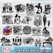 21 USA Patriotic SVG Mega Bundle | US Army Clipart | Military Cutfile ...