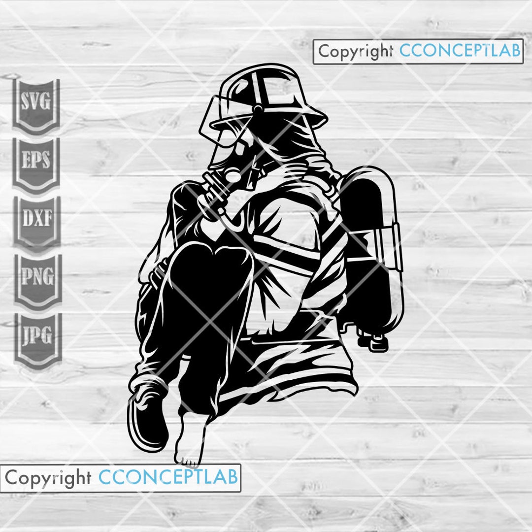 Firefighter Rescue Svg | Fireman Dad Clipart | Fire Fighter Shirt Png ...