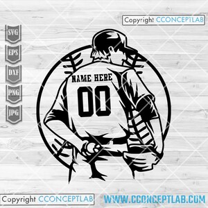 Baseball Player Svg | Game Day Shirt Png | Pitcher Clipart | Catcher ...