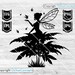 Cannabis Fairy Illustration Svg Cannabis Svg Fairy Svg Weed Fairy Cut ...