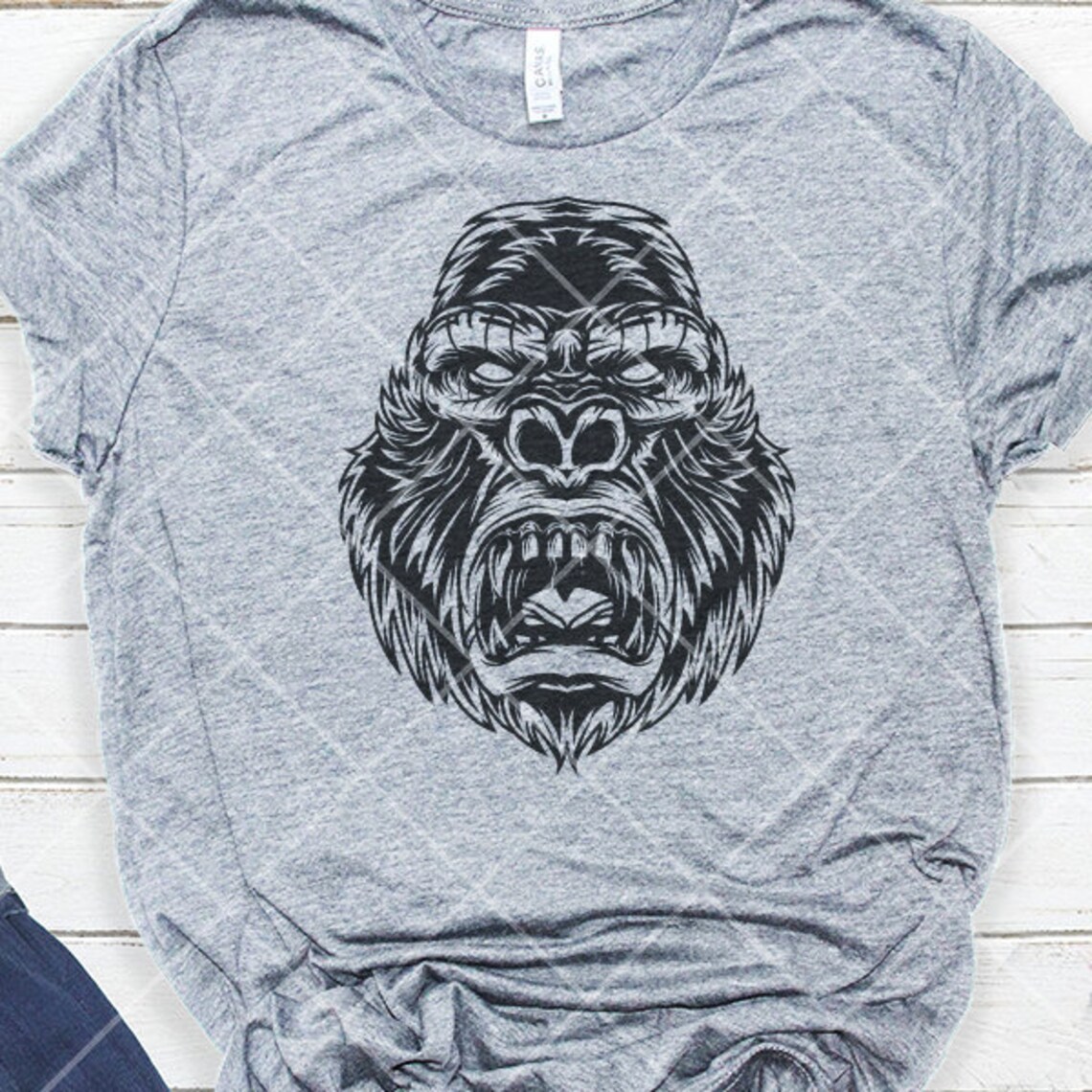 Ape Svg Ape Png Animal Svg Ape Clipart Ape Cutfile - Etsy