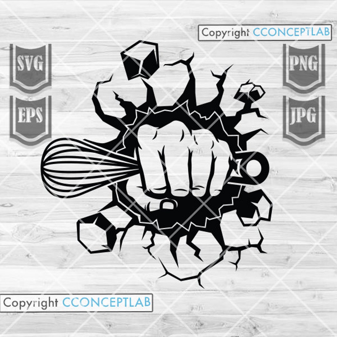 Smash Punch Chef Svg Chef Svg Whisk Svg Grill master Svg | Etsy