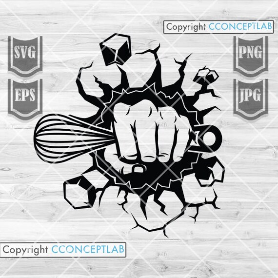 Smash Punch Chef Svg Chef Svg Whisk Svg Grill master Svg | Etsy