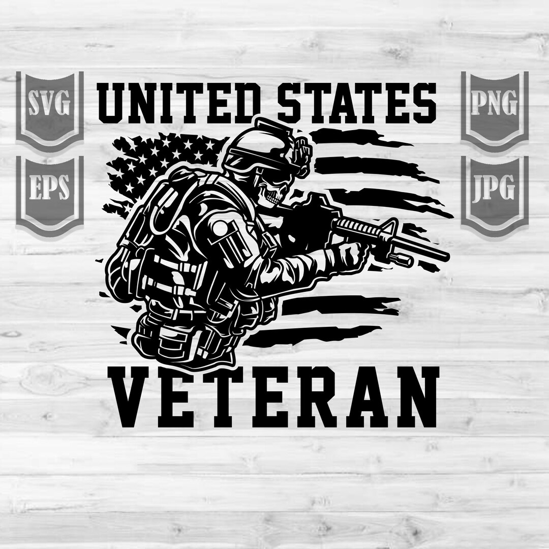 United States Veteran Svg File || Veteran Svg || US Veteran Shirt || US ...
