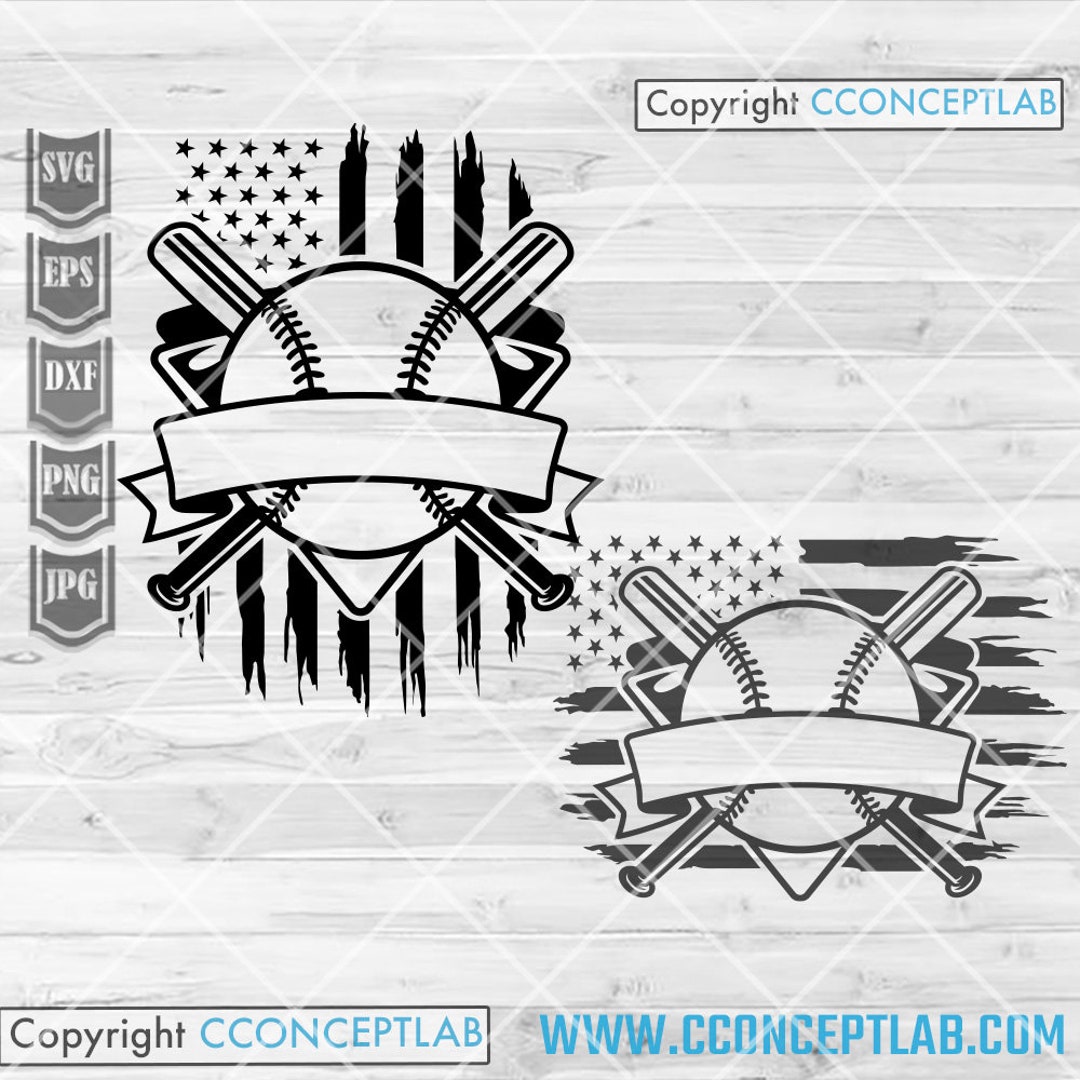 US Baseball Svg | Sports Dad Cutfile | Home Run Clipart | Game Day ...