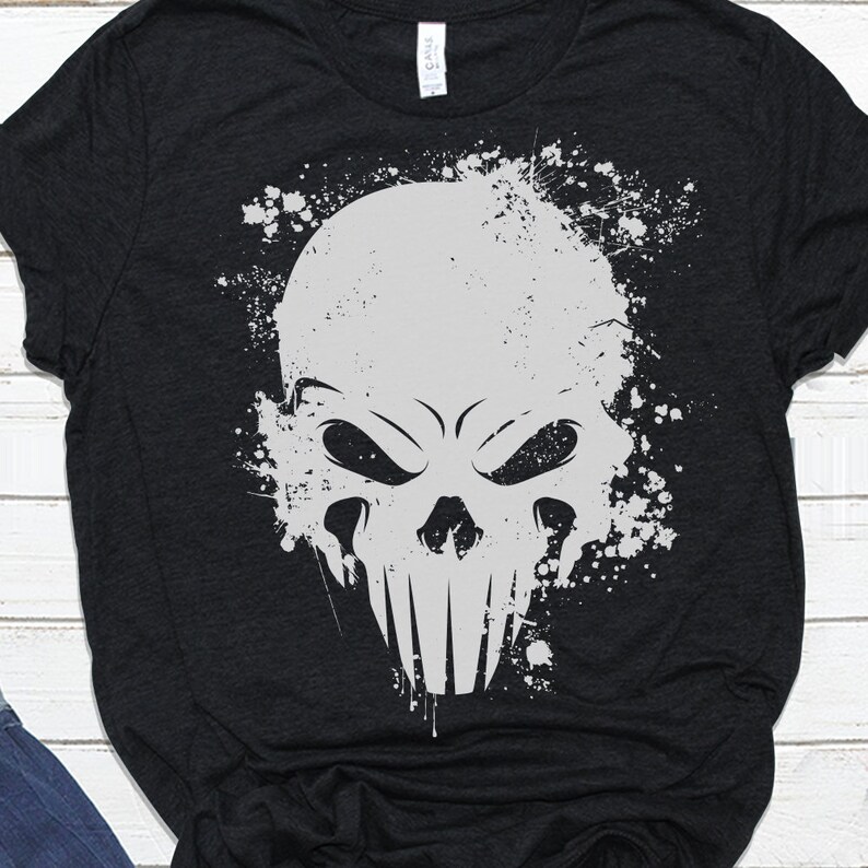 Distressed Skull Svg Skull Head Svg Skull Clipart Skull | Etsy