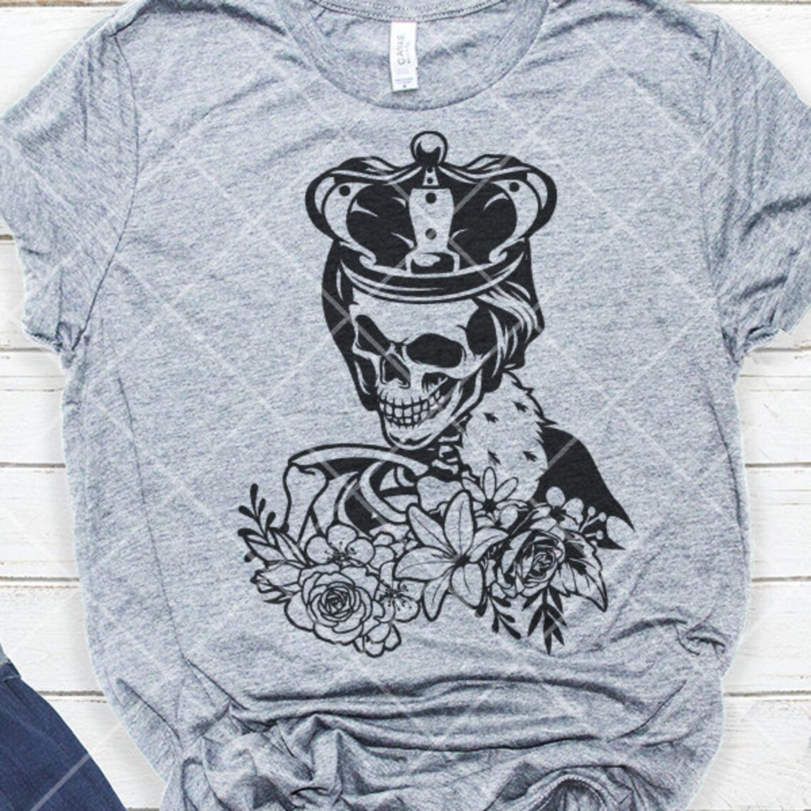 King Skull Svg King Clipart King Cutfile King of Cards - Etsy