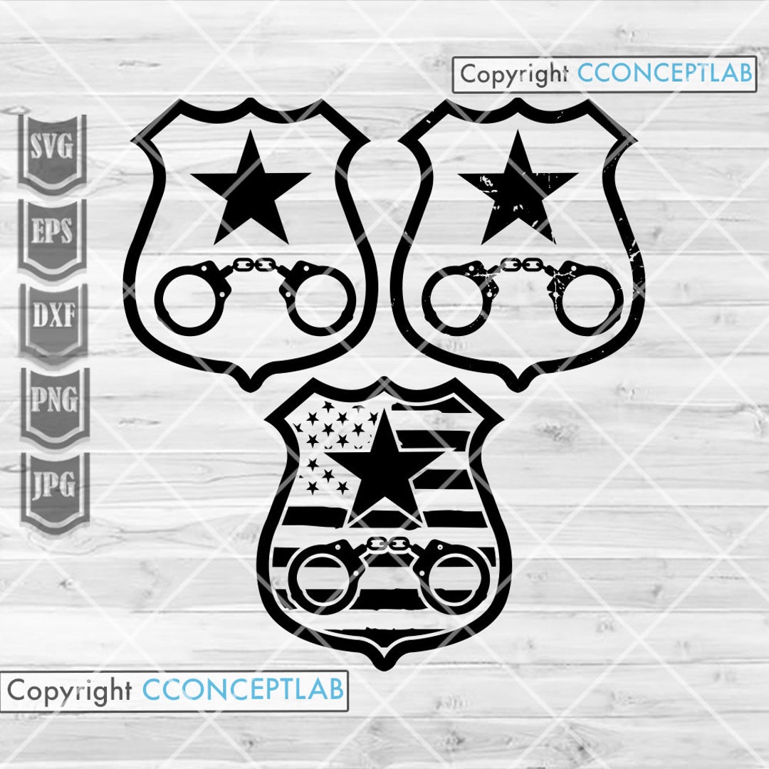 Police Badge Svg | Policemen Shirt Png | Police Dad Gift Idea | US ...
